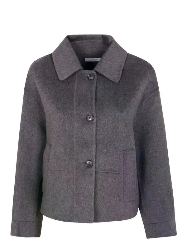 JCSOPHIE Button-up Wool Jacket - Brown