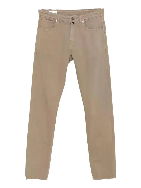 Incotex Straight-leg Five-pocket Trousers - Neutrals