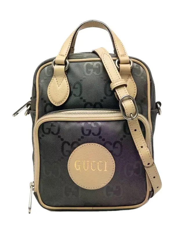 Gucci Gg Nylon Off The Grid Satchel - Grey