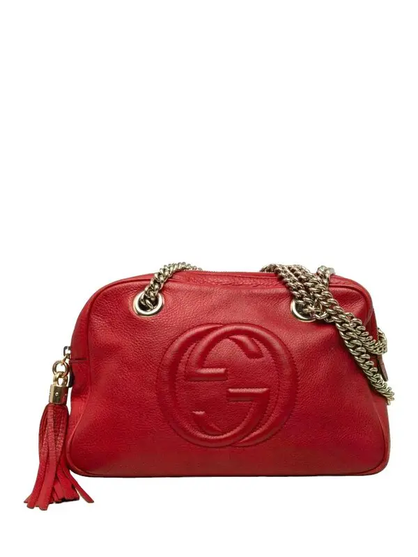 Gucci Soho Chain Shoulder Bag - Red
