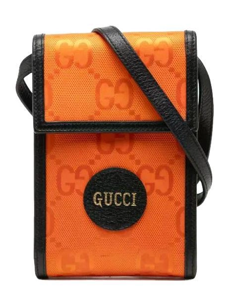 Gucci Off The Grid Mini Gg Econyl Crossbody Bag - Orange