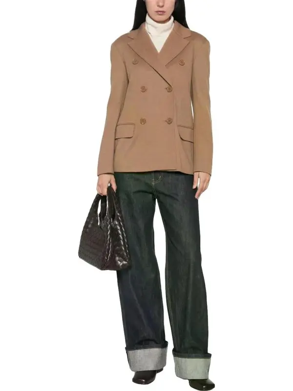 Max Mara Double-breasted Blazer - Brown