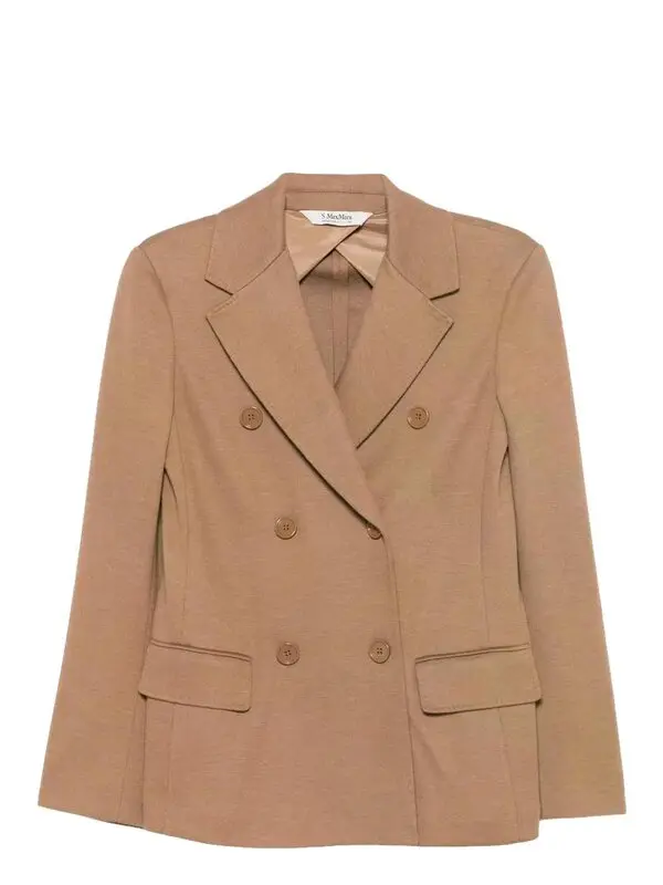 Max Mara Double-breasted Blazer - Brown