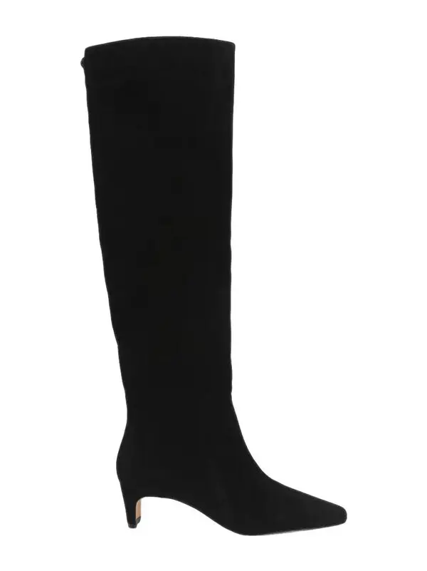 Kurt Geiger Ascot Knee High Suede Boots - Black