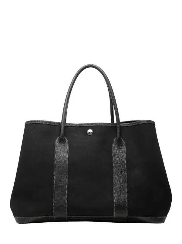 Hermès 2003 Toile And Negonda Garden Party 36 Tote Bag - Black