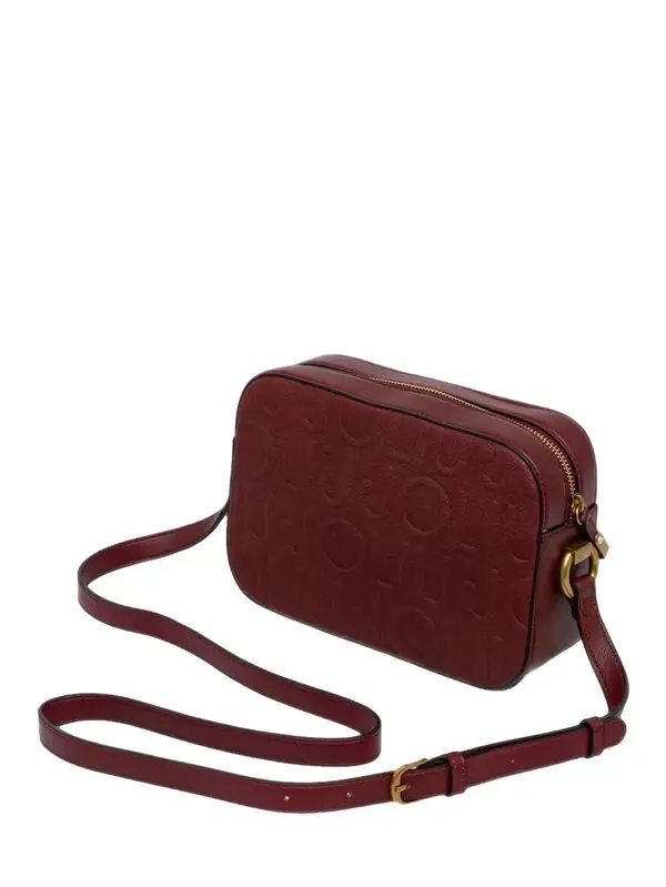 Liu Jo Logo Embossed Shoulder Bag - Red