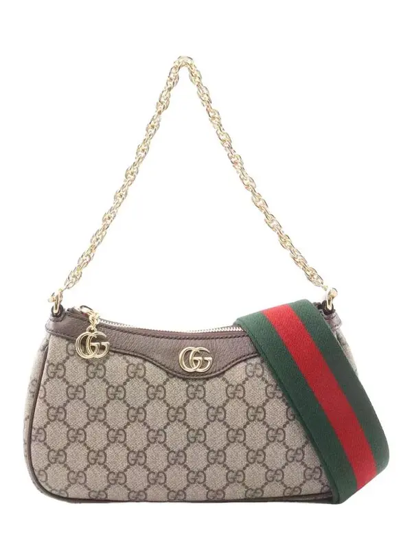 Gucci Ophidia Gg Supreme Web Satchel - Neutrals