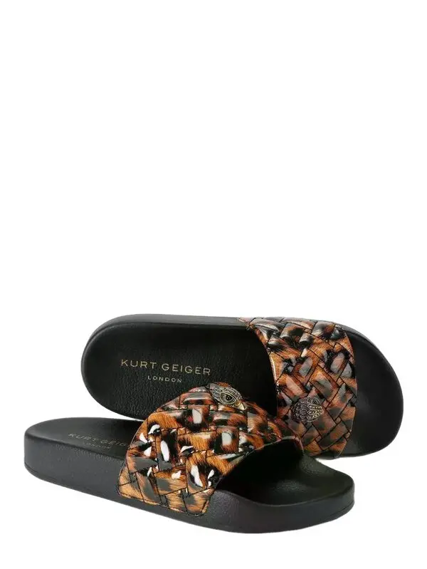 Kurt Geiger Meena Eagle Sandals - Brown