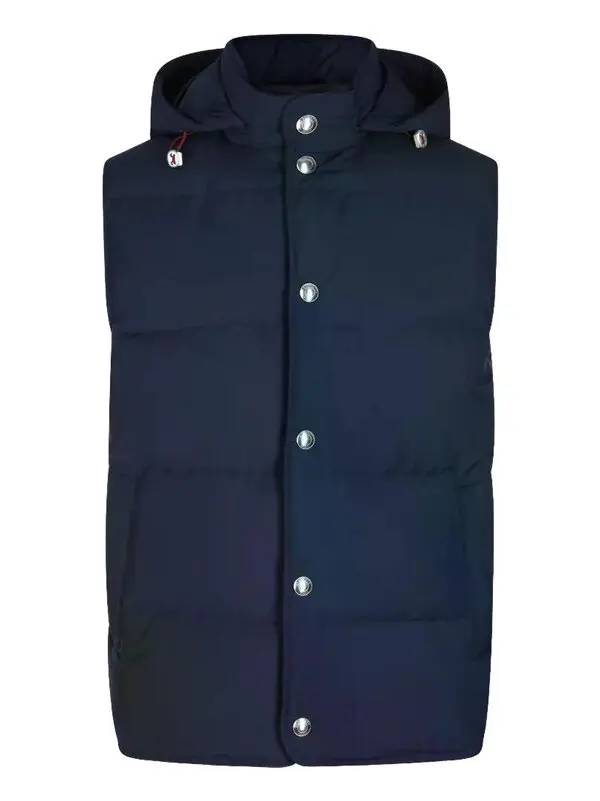 Eleventy Padded Gilet - Blue