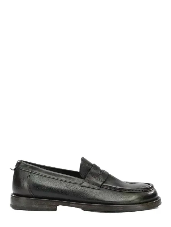 Moma Leather Loafers - Black