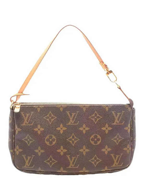 LOUIS VUITTON Monogram Pochette Accessoires Shoulder Bag - Brown