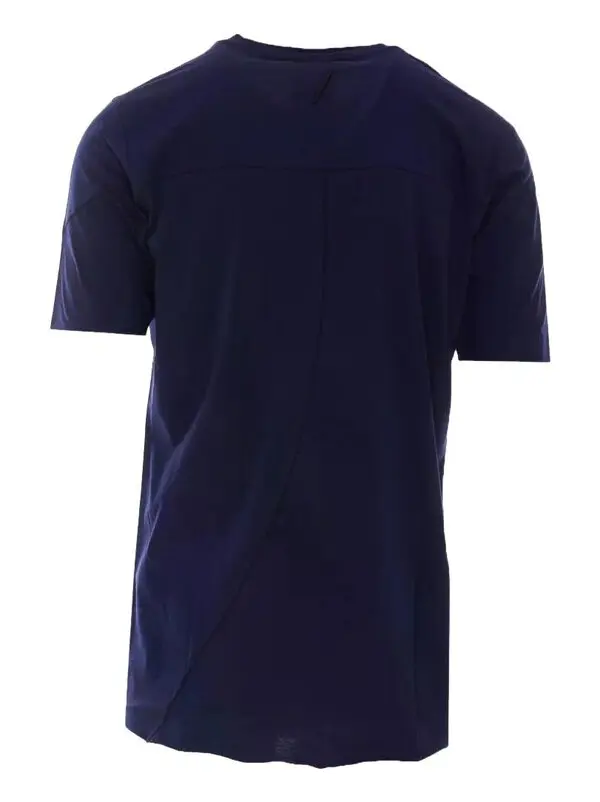 THOM KROM Cross-stitch Detail T-shirt - Blue