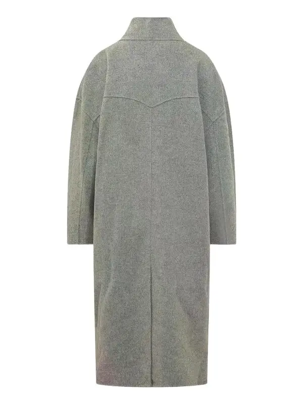 Ba&sh Kaya Toggle-fastening Coat - Grey