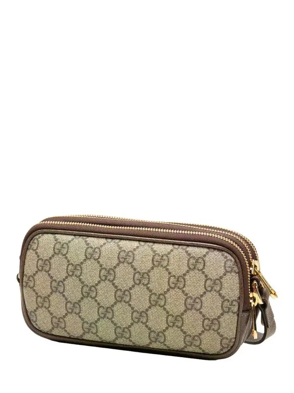 Gucci Ophidia Triple Zip Crossbody Bag - Neutrals