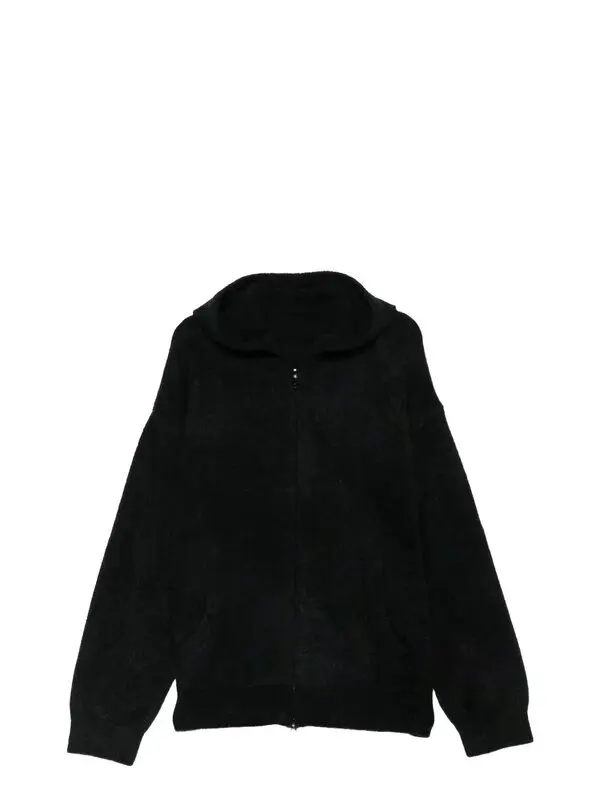 MASTERMIND WORLD Skull-printed Zip-up Hoodie - Black