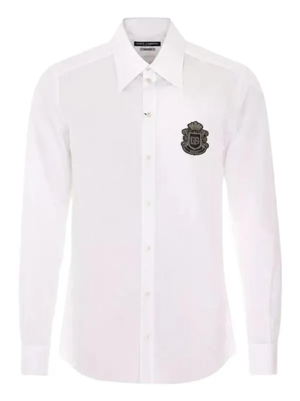 Dolce & Gabbana Cotton Martini Shirt - White