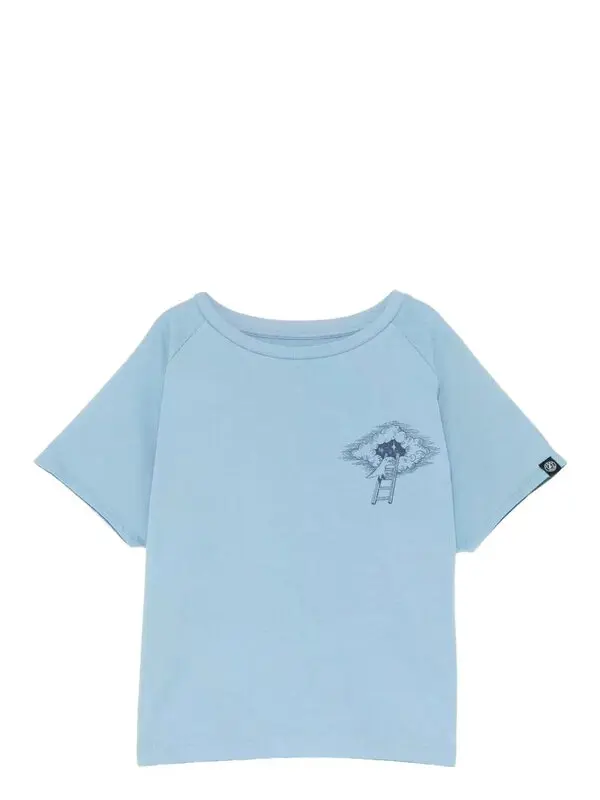 AGNES B. Graphic Print T-shirt - Blue