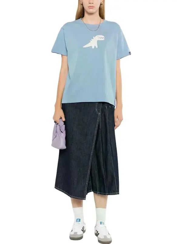 AGNES B. Dino Print T-shirt - Blue