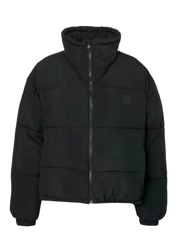 Hugo Quilted High-neck Jacket - Black