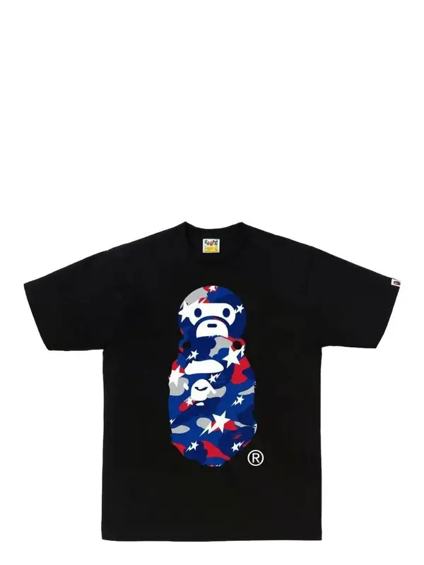 A BATHING APE Ape Head Graphic-print T-shirt - Black