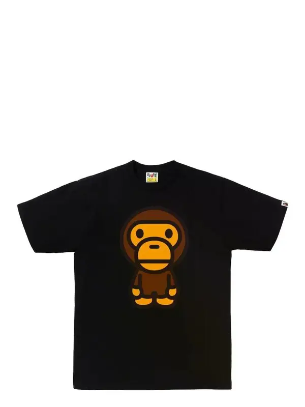A BATHING APE Baby Milo T-shirt - Black
