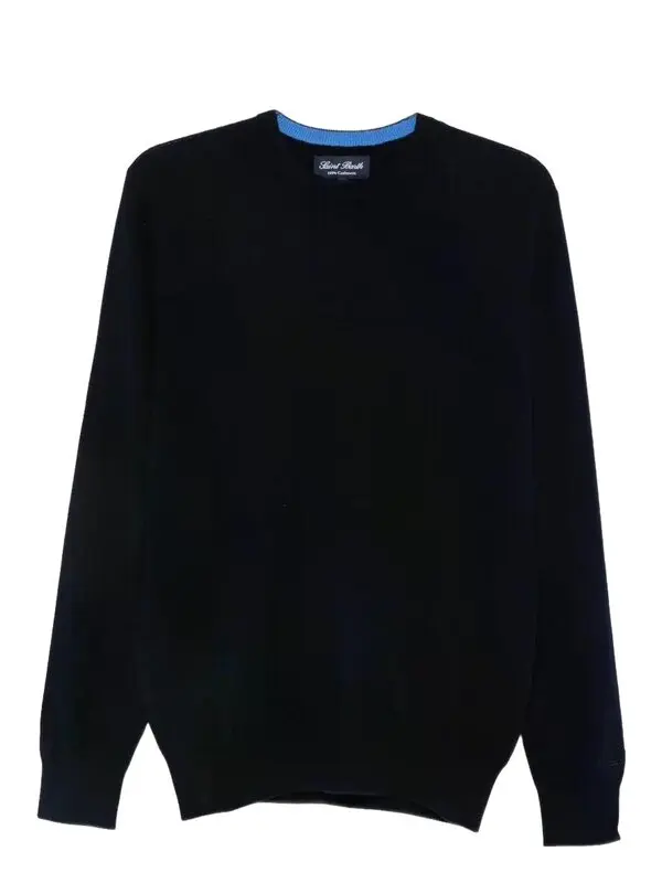 MC2 SAINT BARTH Regent Cashmere Crew-neck Sweater - Blue