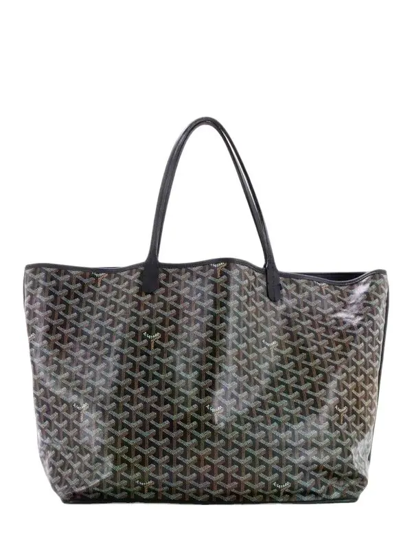 Goyard Anjou Reversible Coated Canvas Gm Tote Bag - Black
