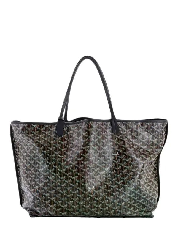 Goyard Anjou Reversible Coated Canvas Gm Tote Bag - Black