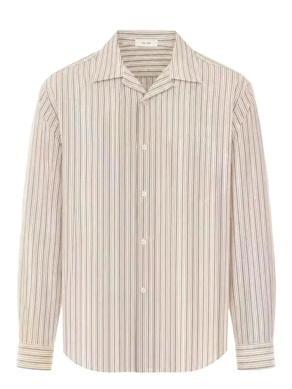 THE ROW Vanja Striped Shirt - Neutrals