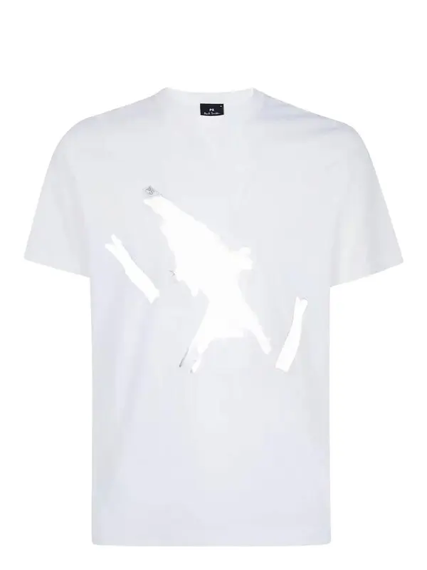 Paul Smith Clothespin-print T-shirt - White