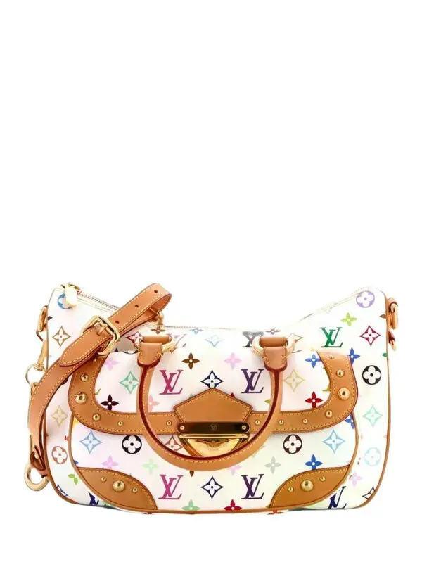LOUIS VUITTON Rita Monogram Multicolor Satchel - White