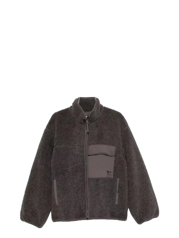 Maison Kitsuné Fleece Panelled Jacket - Grey