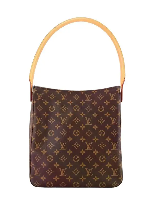 LOUIS VUITTON Monogram Canvas Gm Looping Shoulder Bag - Brown