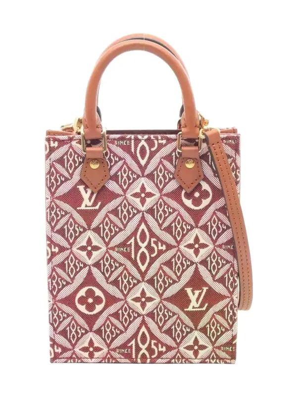 LOUIS VUITTON Petit Sac Plat Satchel - Red