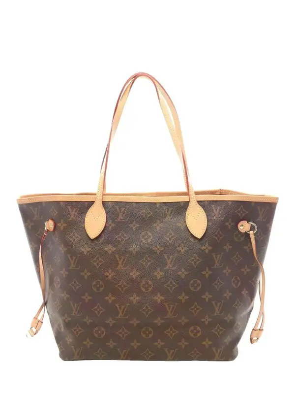 LOUIS VUITTON Monogram Neverfull Mm Tote Bag - Brown