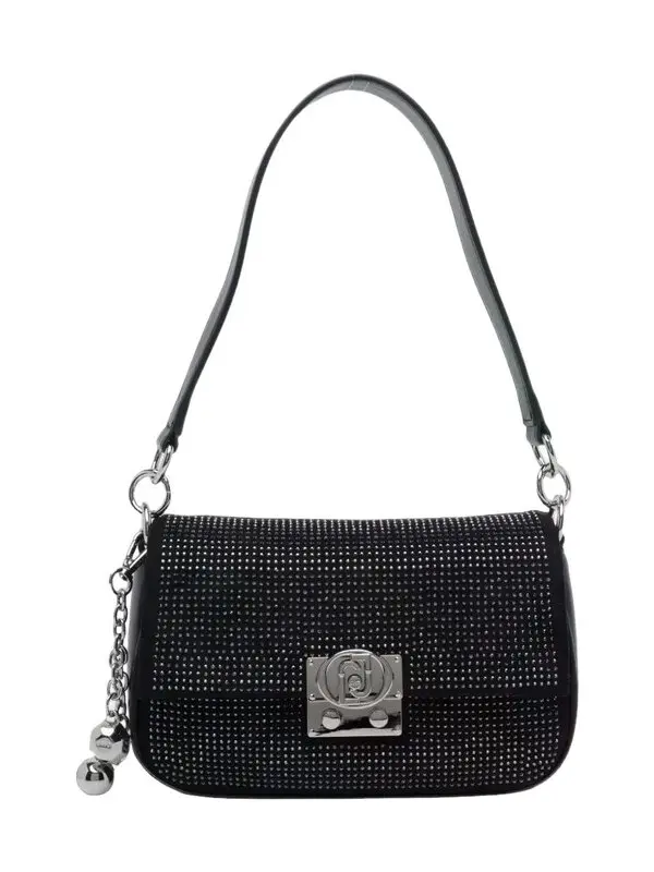Liu Jo Crystal-embellished Shoulder Bag - Black