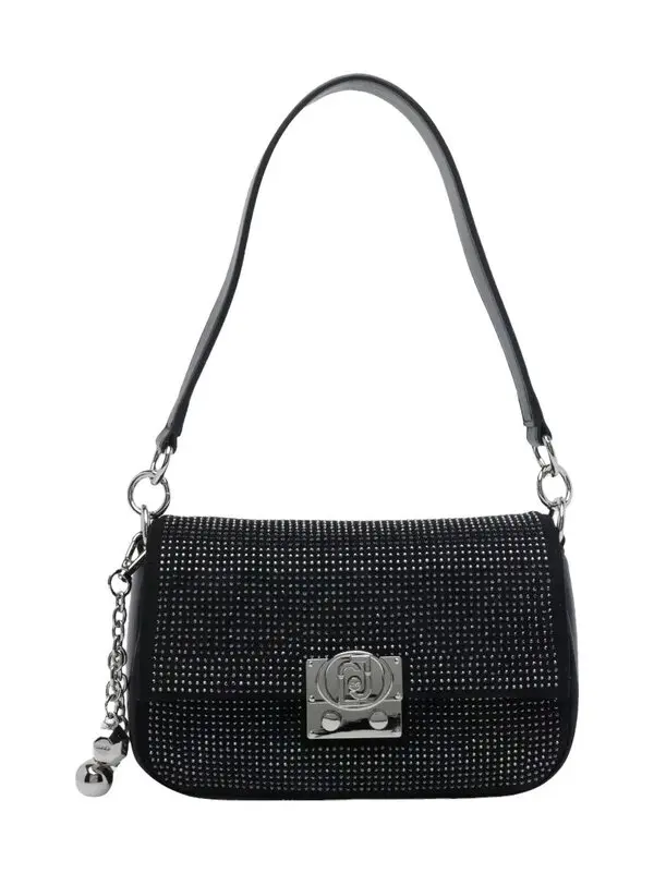 Liu Jo Crystal-embellished Shoulder Bag - Black