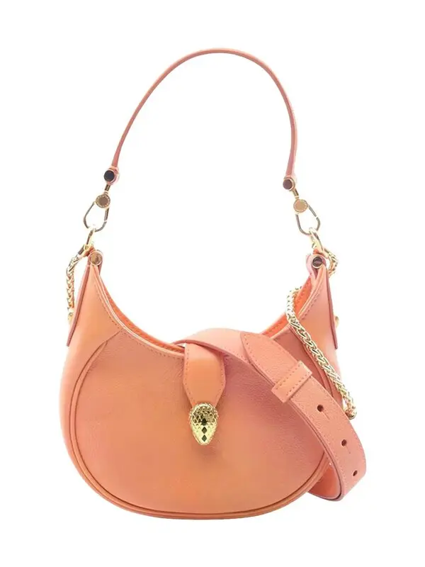 BVLGARI Serpenti Ellipse Satchel - Orange