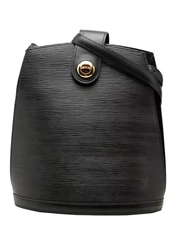 LOUIS VUITTON Epi Cluny Shoulder Bag - Black