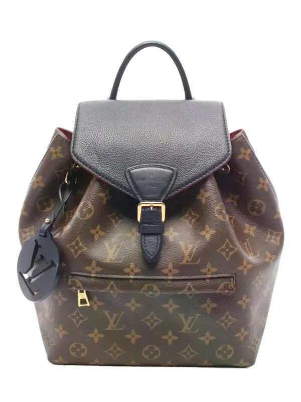 LOUIS VUITTON Monogram Montsouris Pm Backpack - Brown