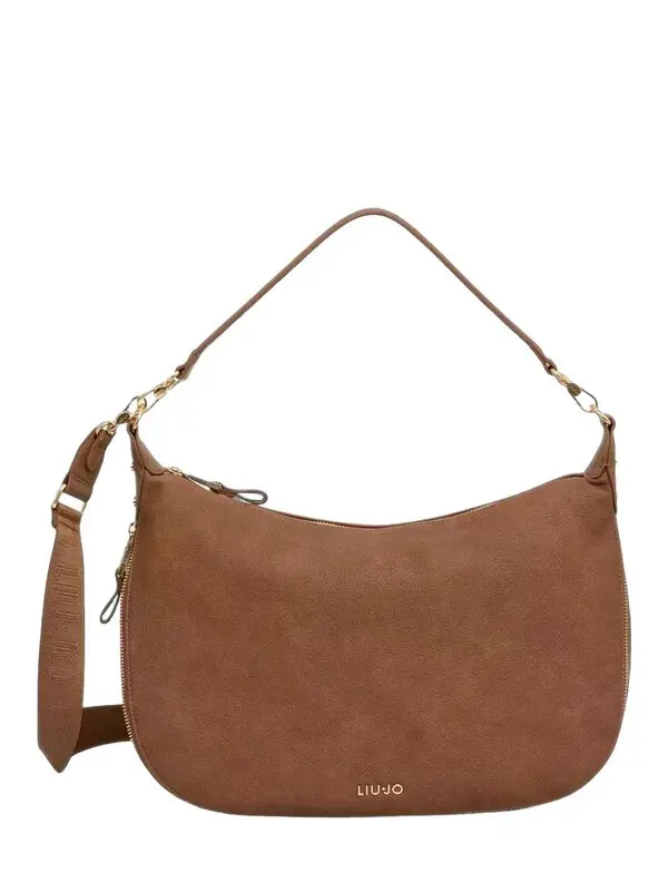 Liu Jo Croc-effect Trim Tote Bag - Brown