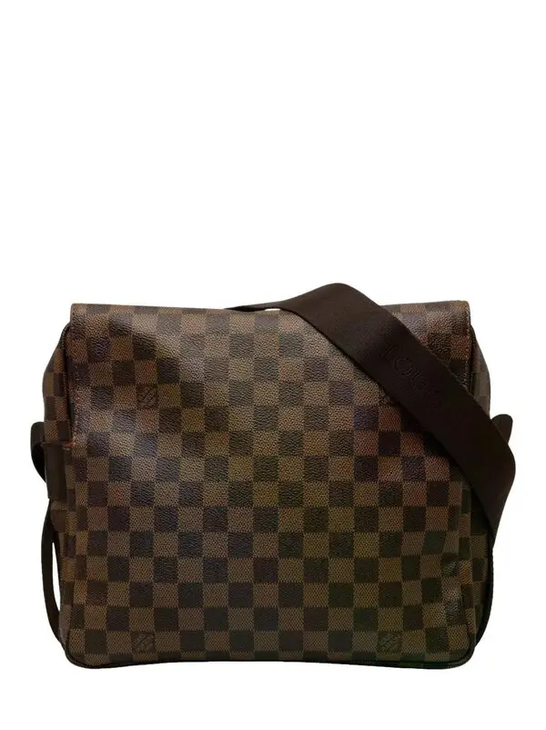 LOUIS VUITTON Damier Ebene Naviglio Crossbody Bag - Brown