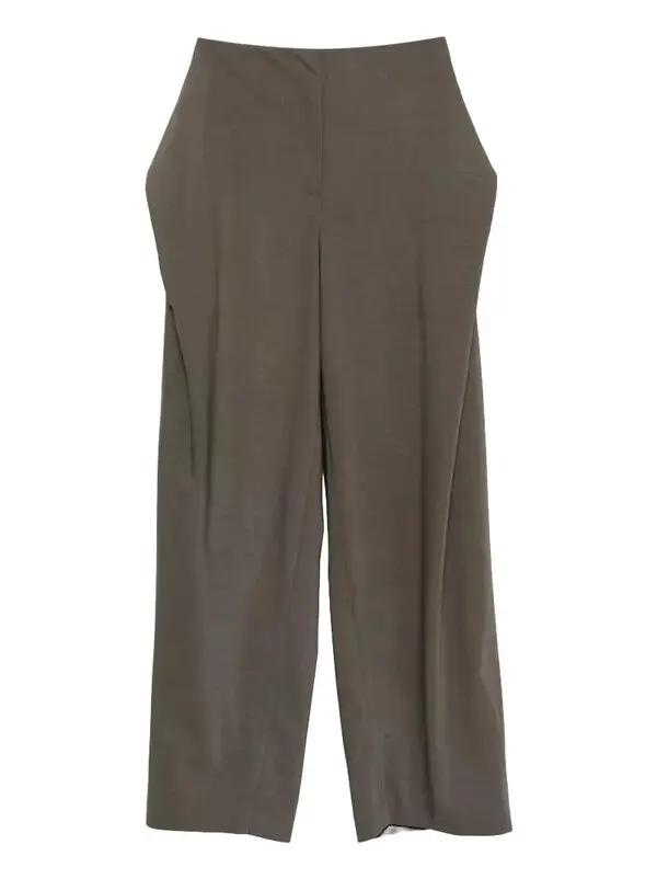 Jacquemus Cubisto Layered Detail Tailored Trousers - Grey