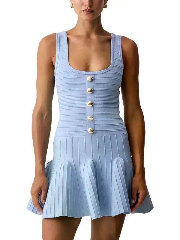 Retrofete Brooke Mini Dress - Blue