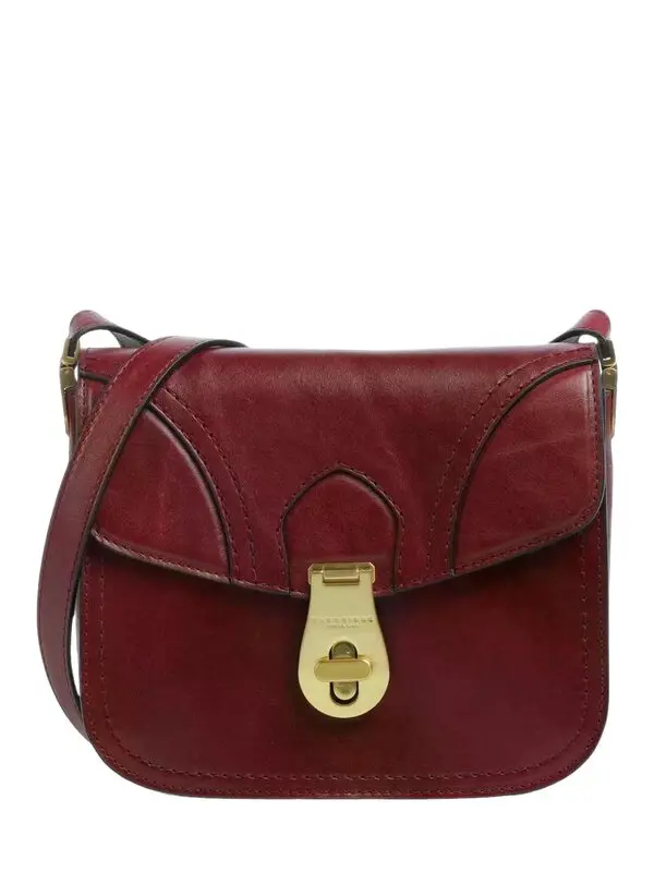 THE BRIDGE Mia Leather Cross Body Bag - Red