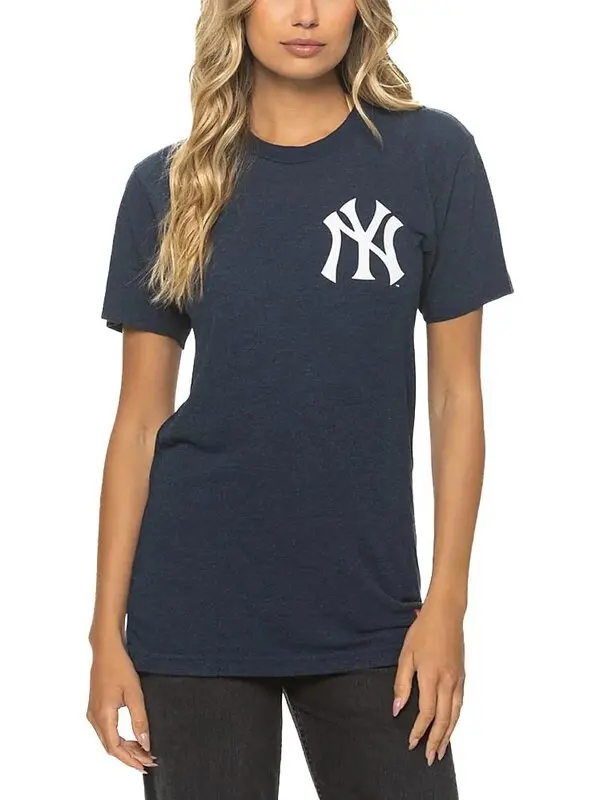 Aviator Nation New York Yankees Graphic Crewneck T-shirt - Navy