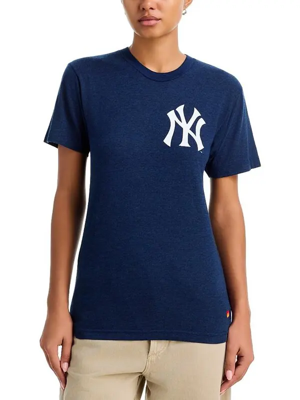 Aviator Nation New York Yankees Graphic Crewneck T-shirt - Navy