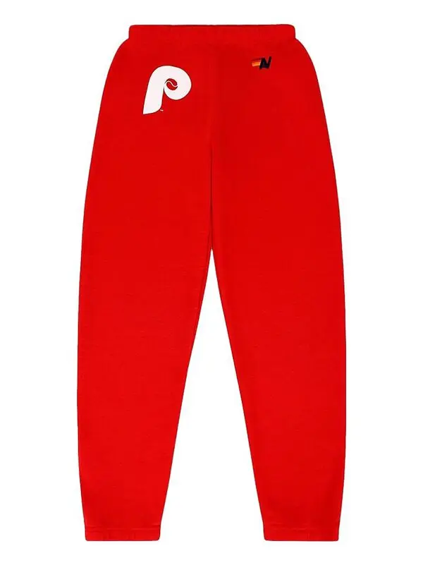 Aviator Nation Philadelphia Phillies 2026 Graphic Sweatpants - Red
