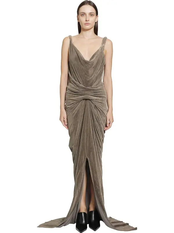 Rick Owens Tower Strutter Maxi Dress - Beige