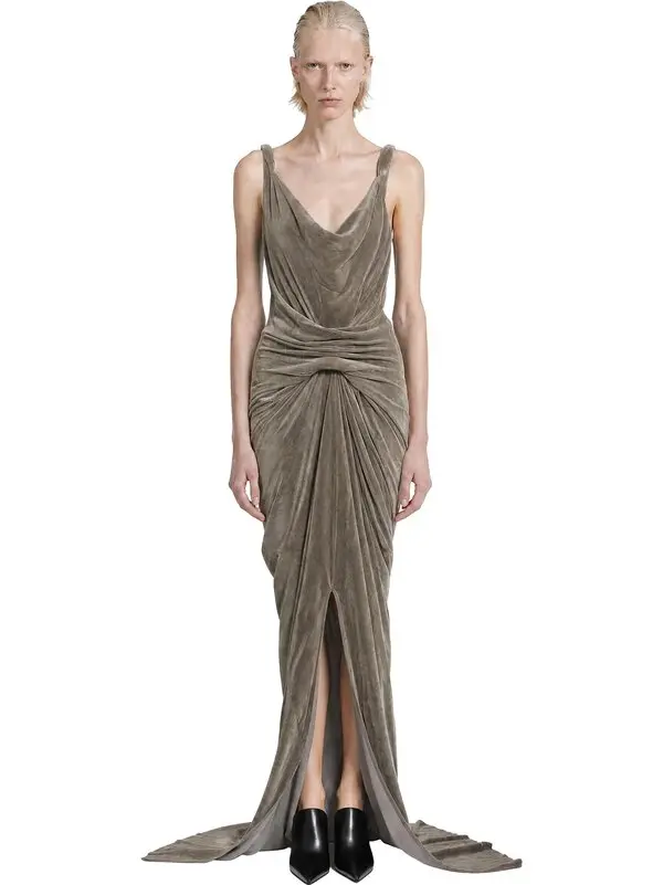 Rick Owens Tower Strutter Maxi Dress - Beige